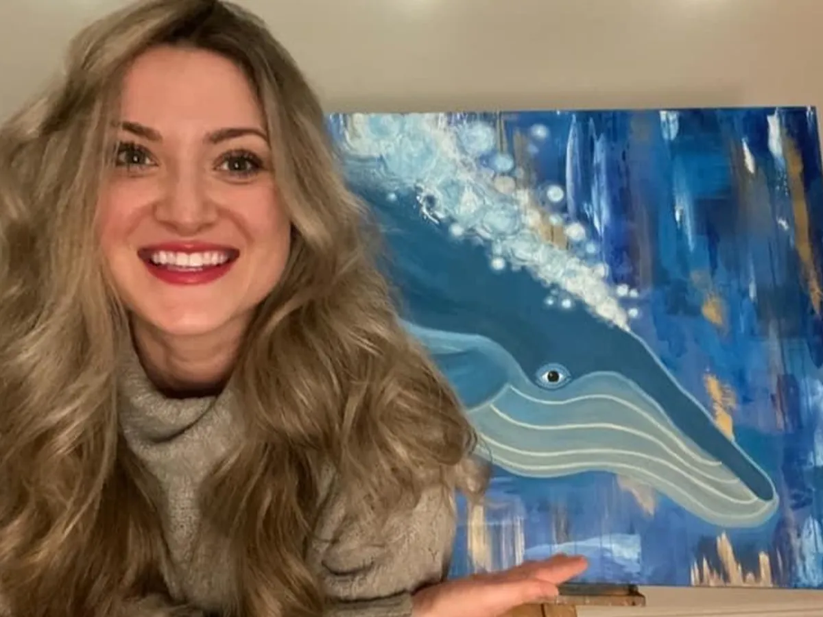 Artist donates proceeds from her artwork sale to help kids learn music ...